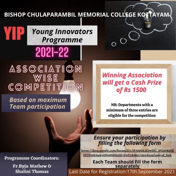 YOUNG INNOVATORS PROGRAMME(YIP) - B.C.M. College Kottayam