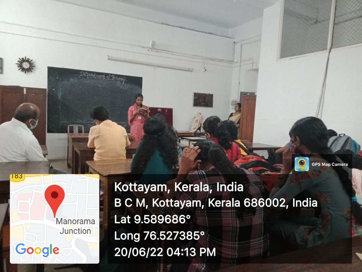 PHOTO GALLERY – BOTANY DEPARTMENT – B.C.M. College Kottayam