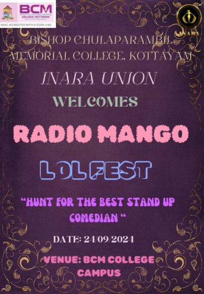 Radio Mango Lol Fest – B.C.M. College Kottayam